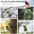 LONA-S1 Tube Bird Feeder for Outdoors, Weatherproof with Multiple ...