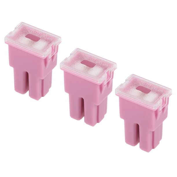 Uxcell 32V 30A Female Mini Cartridge Fuses J Case 3 Pack - Walmart.com ...