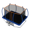8x14FT Rectangle Trampoline Outdoor, Recreational Trampolines with ...