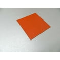 Silicone Rubber Pad Sheet High Temp Solid Red/Orange Commercial Grade ...