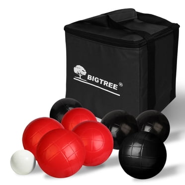 Bocce Ball Set- Regulation Outdoor Family Bocce Game Red and Green ...