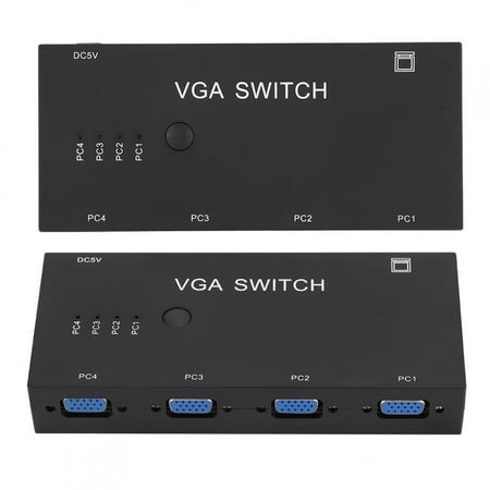 Video Converter, Labor Saving 2 Button Switches VGA Splitter For HD ...