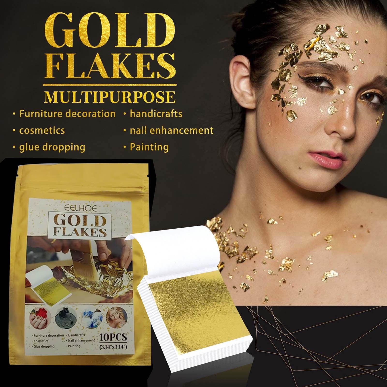 Click here for Topllc Multifunctional Gold Foil Paper Skin Beauti... prices
