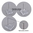 1Bag 2 Sets 2 Style 304 Stainless Steel Display Holder with Acrylic ...