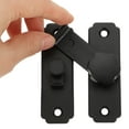 Masteelf Barn Door Lock for Home Use with Stainless Steel Black Finish ...