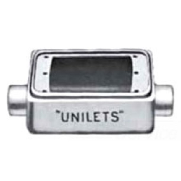 Appleton FSC-1-75 Cast Device Box, FSC, 1 Gang, Malleable Iron, Shallow ...