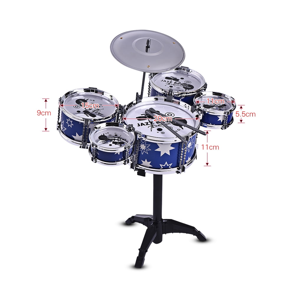 Buy Dcenta Children Kids Jazz Drum Set Kit Musical Educational ...