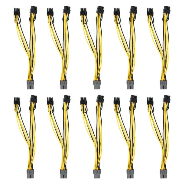 PCI Express Adapter,10 Pack PCIE Cable Graphics Card Connector PCIE ...