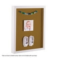 ArtToFrames 16x16 Inch Shadow Box Picture Frame, with a Satin White 1 ...