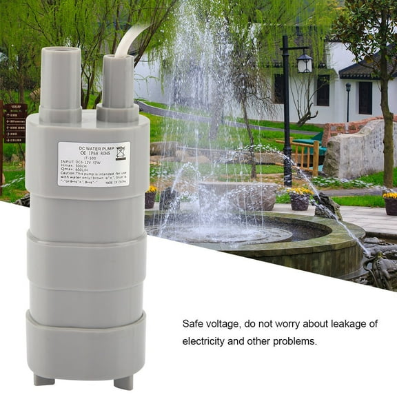 Anself Ultra Quiet Mini DC 12V Brushless Motor Submersible Water Pump ...
