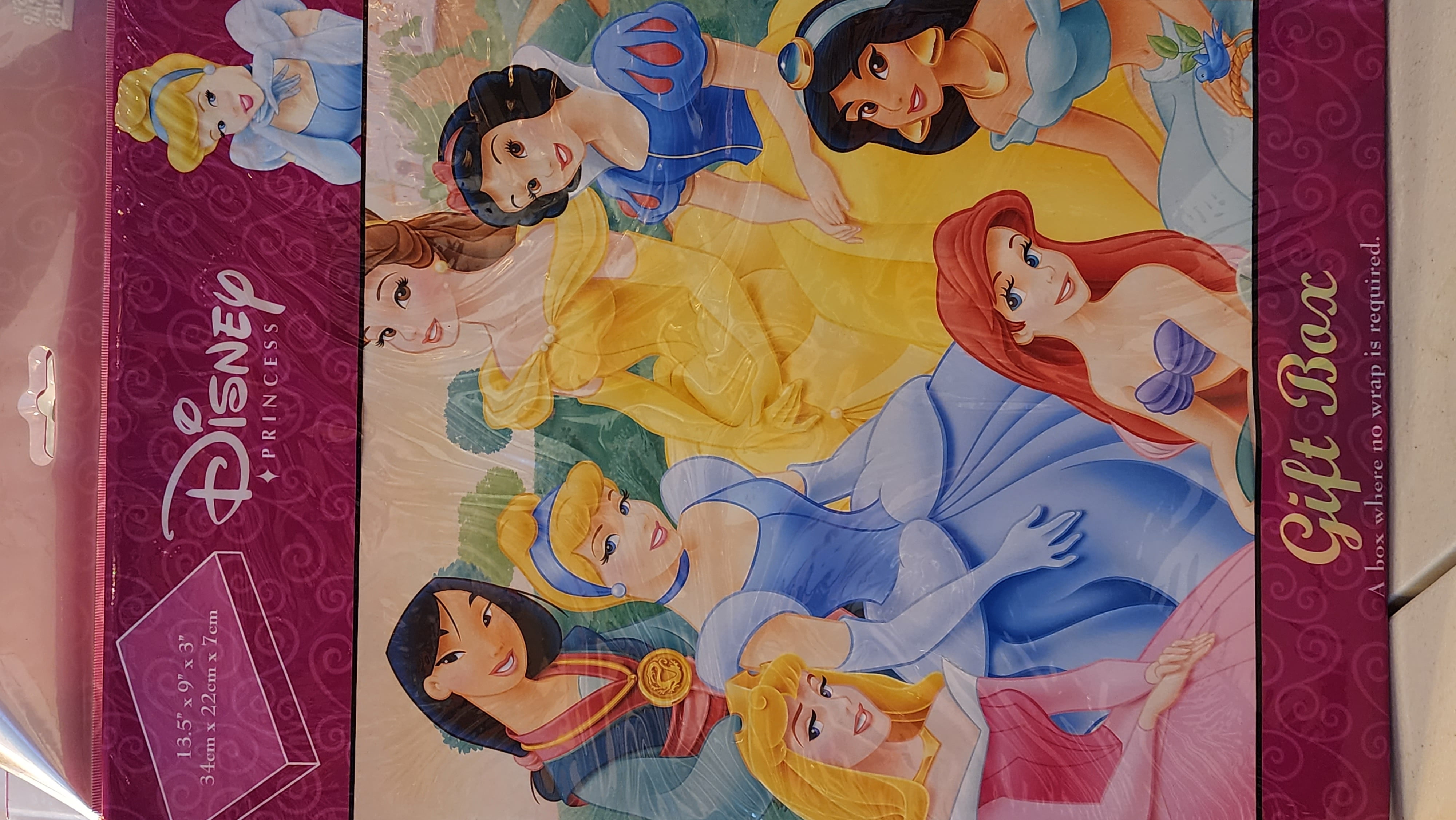 Disney Princess Gift Box by Easy Wrap Lines #58907 - Walmart.com