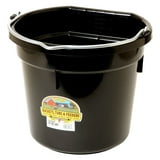 Miller Flatback Plastic Bucket Red 20 Quart - P20FBREDA - Walmart.com