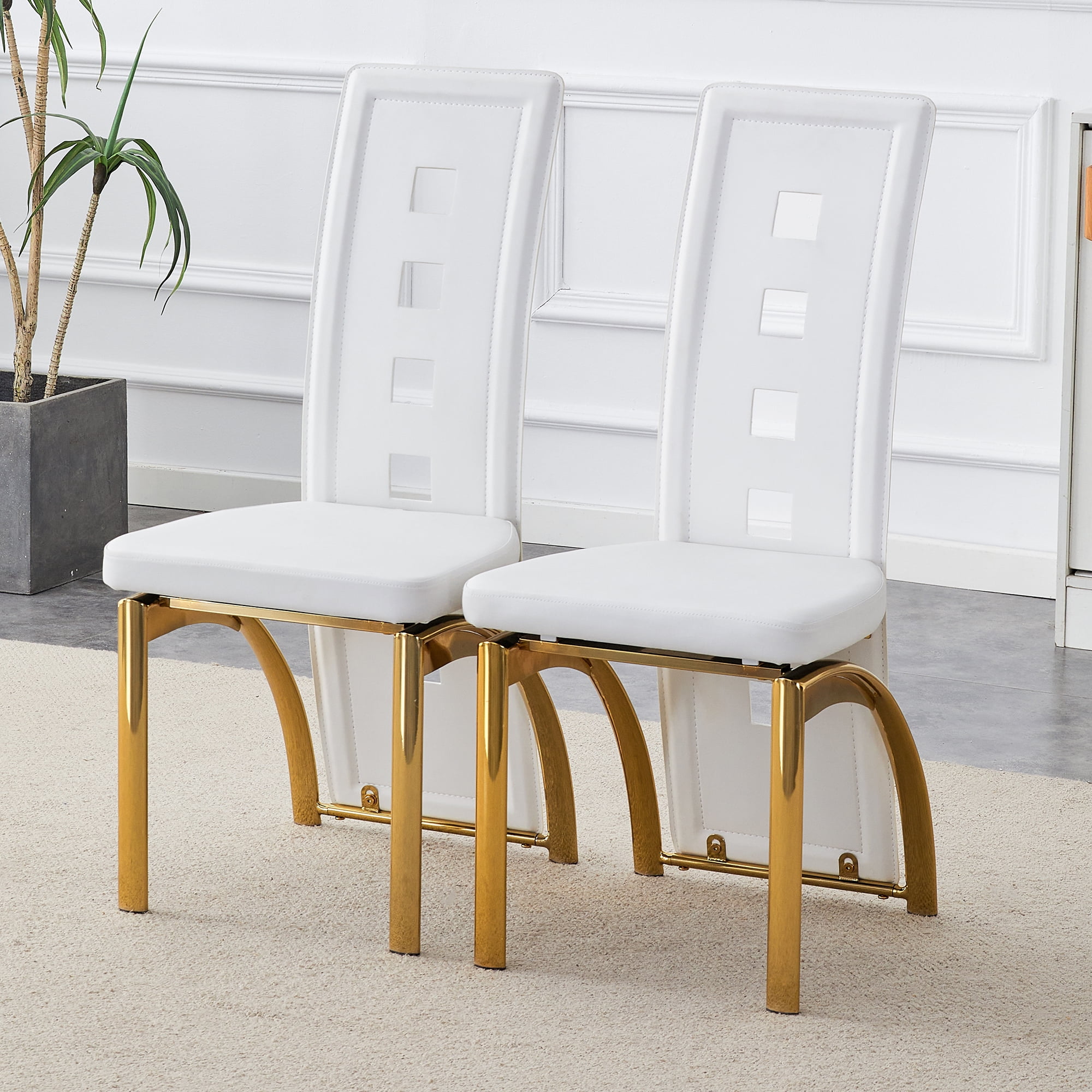 Click here for Noble House Modern Minimalist 2-Piece Dining Chair... prices