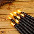 Spring Deals! Black LED Taper Candles, Window Candles, Candle Lights ...