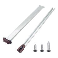 1 Pair 10inch Drawer Slide Kit Bottom Mount Drawer Slide Steel Thicken ...