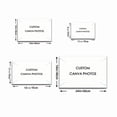 2D Flat Personalized Wooden Heart Canvas Print Plaque | Custom Family ...