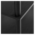 4-Shelf Bookshelf, Small Book Shelf for Home Office, Sturdy Wood ...