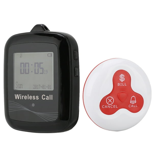 Restaurant Calling System,Restaurant Paging System Black Receiver Pager ...