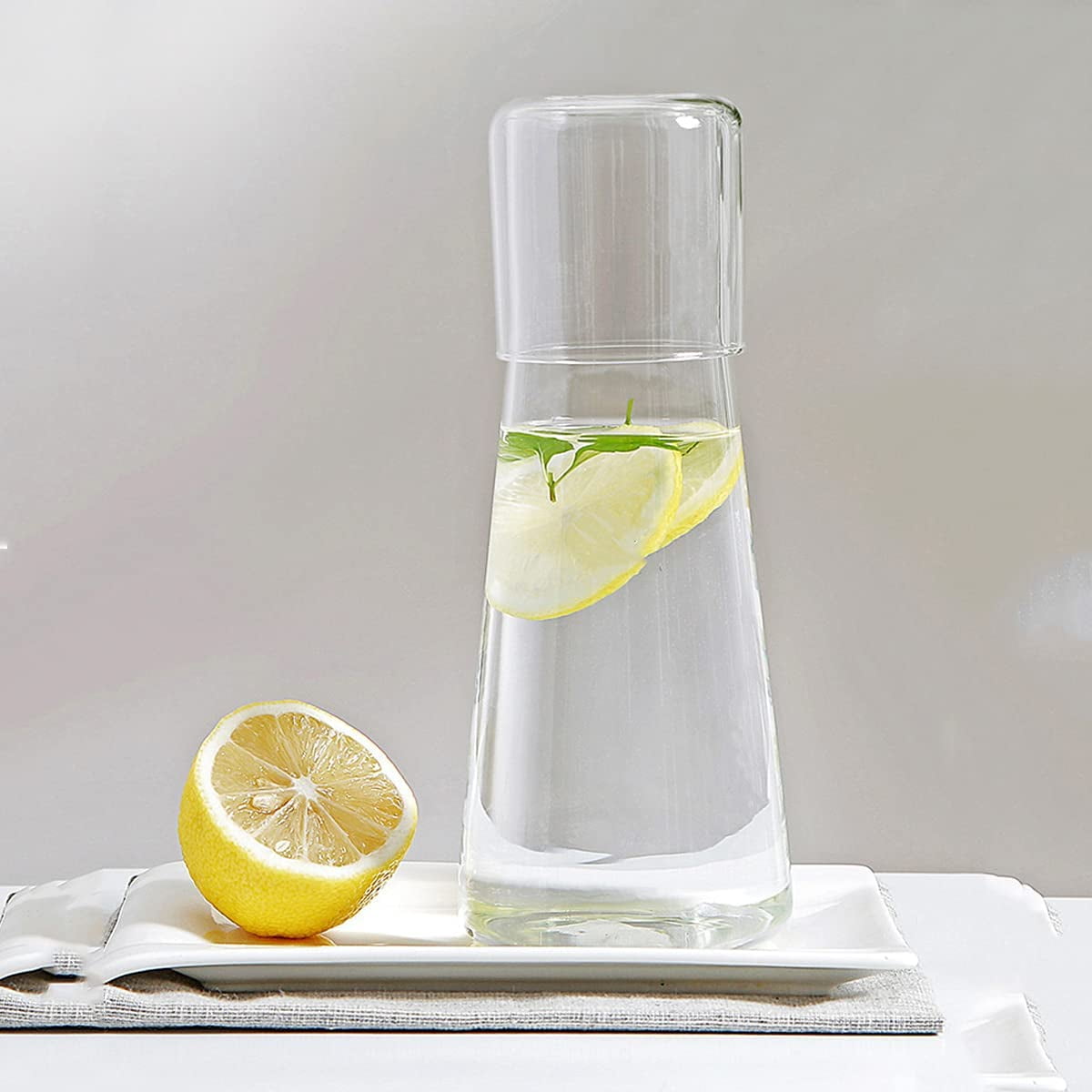 Click here for Yeacher Clear Bedside Water Carafe Set With Tumble... prices