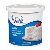 Great Value Vanilla Icing, 450 g - Walmart.ca
