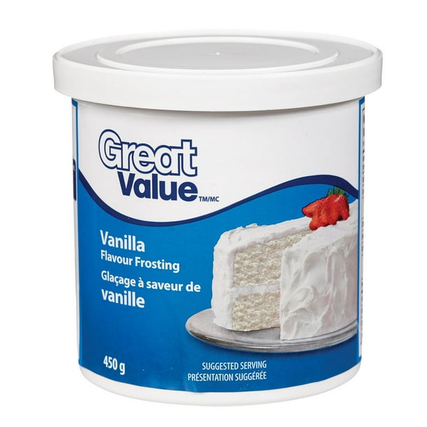 Great Value Vanilla Icing, 450 g - Walmart.ca