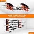 awjaisca 1/2/3 Sets Wall Mount Fishing Rod Holder with Mounting Screws ...