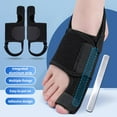 Toe Brace - Big Toe Taping Splint Straightener Wrap with Support Straps ...