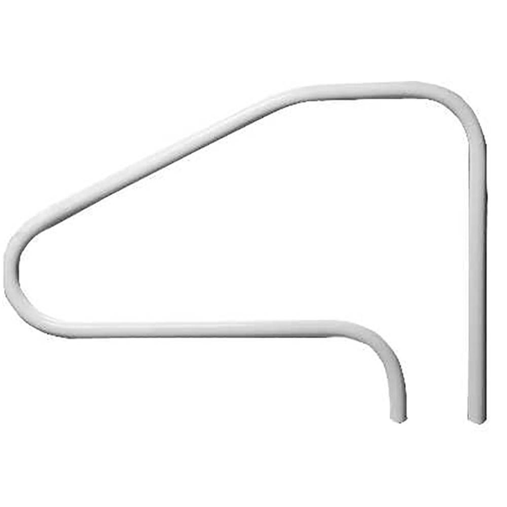 Saftron RTD-448-W 4 Bend Durable Swimming Pool Mounted Polymer Handrail ...