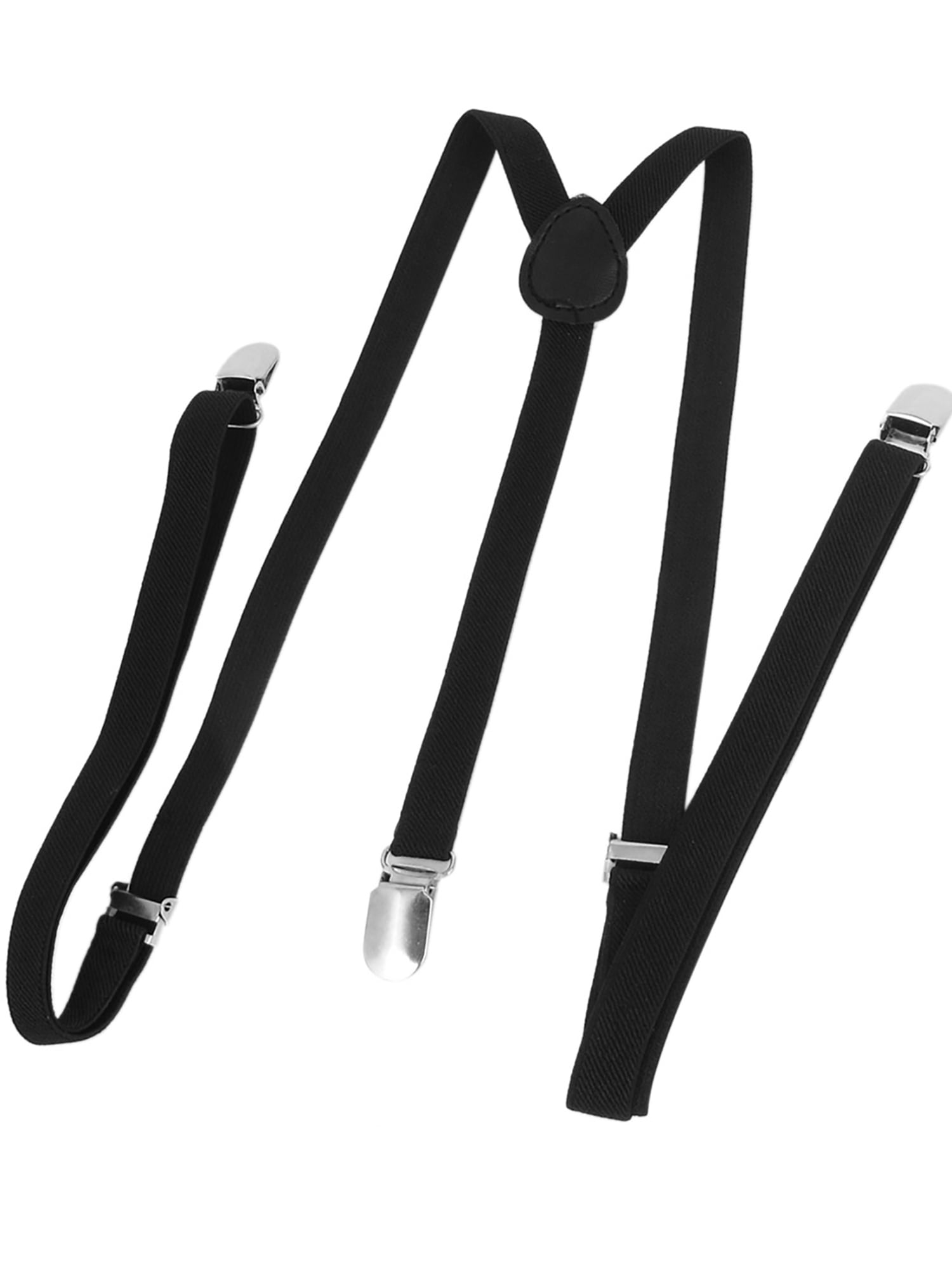 Allegra K Unisex Y-Shaped Adjustable Clip Suspenders Strap Pant Braces ...