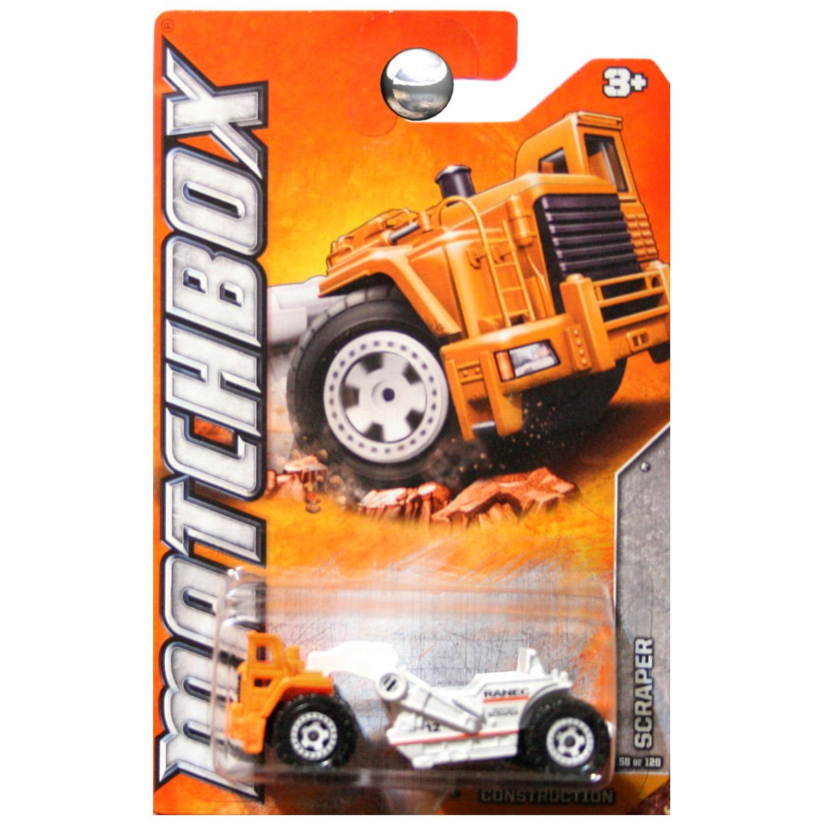 Matchbox Construction Heavy Duty Scraper [WHITE] #58 of 120 - Walmart.com