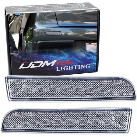 Clear Lens Rear Bumper Reflector Lenses Compatible With 2008-2016 ...