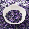 50g Baking Paint Glass Seed Beads Cylinder Indigo 2x1.5mm Hole: 1mm ...