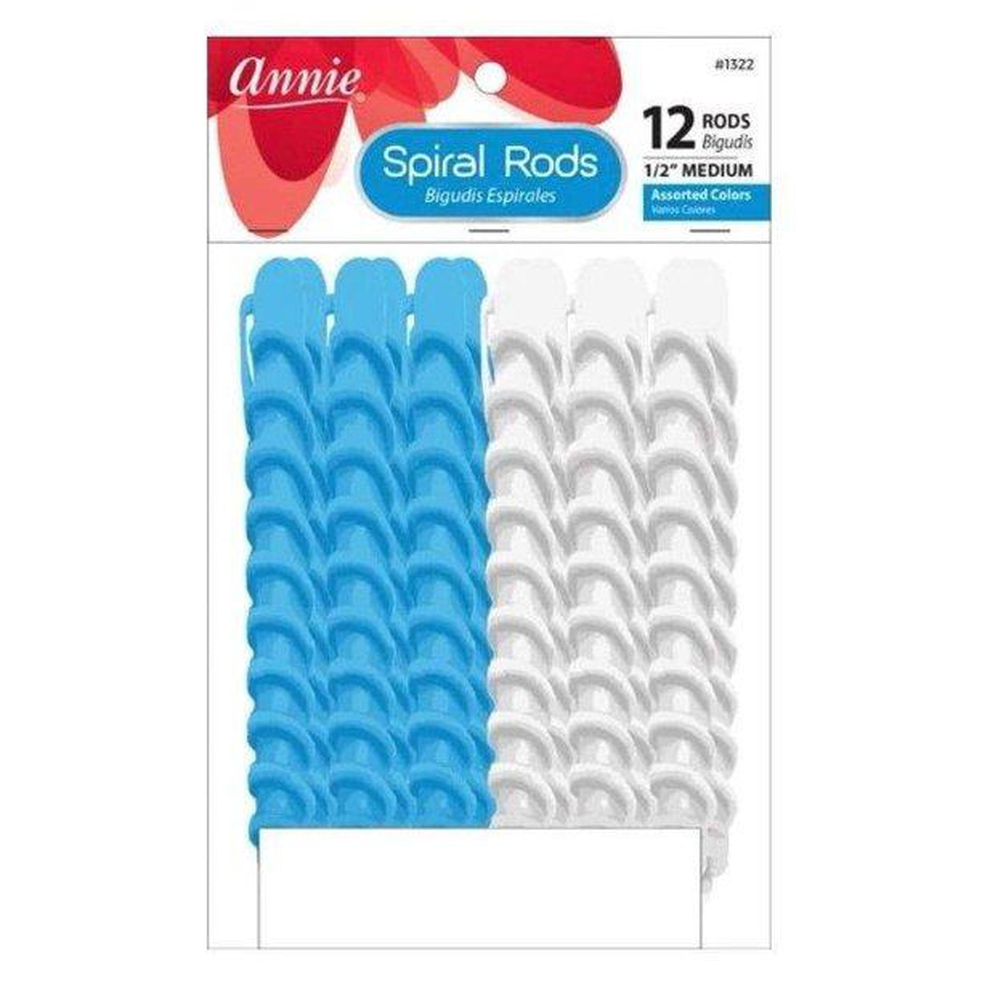 Annie Spiral Rods 1/2" Medium 12ct Pack of 3 - Walmart.com
