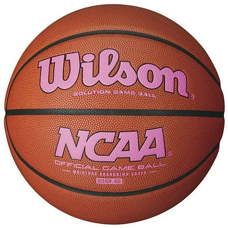 Wilson NCAA Intermediate Size Game Basketball, Pink Logo - Walmart.com