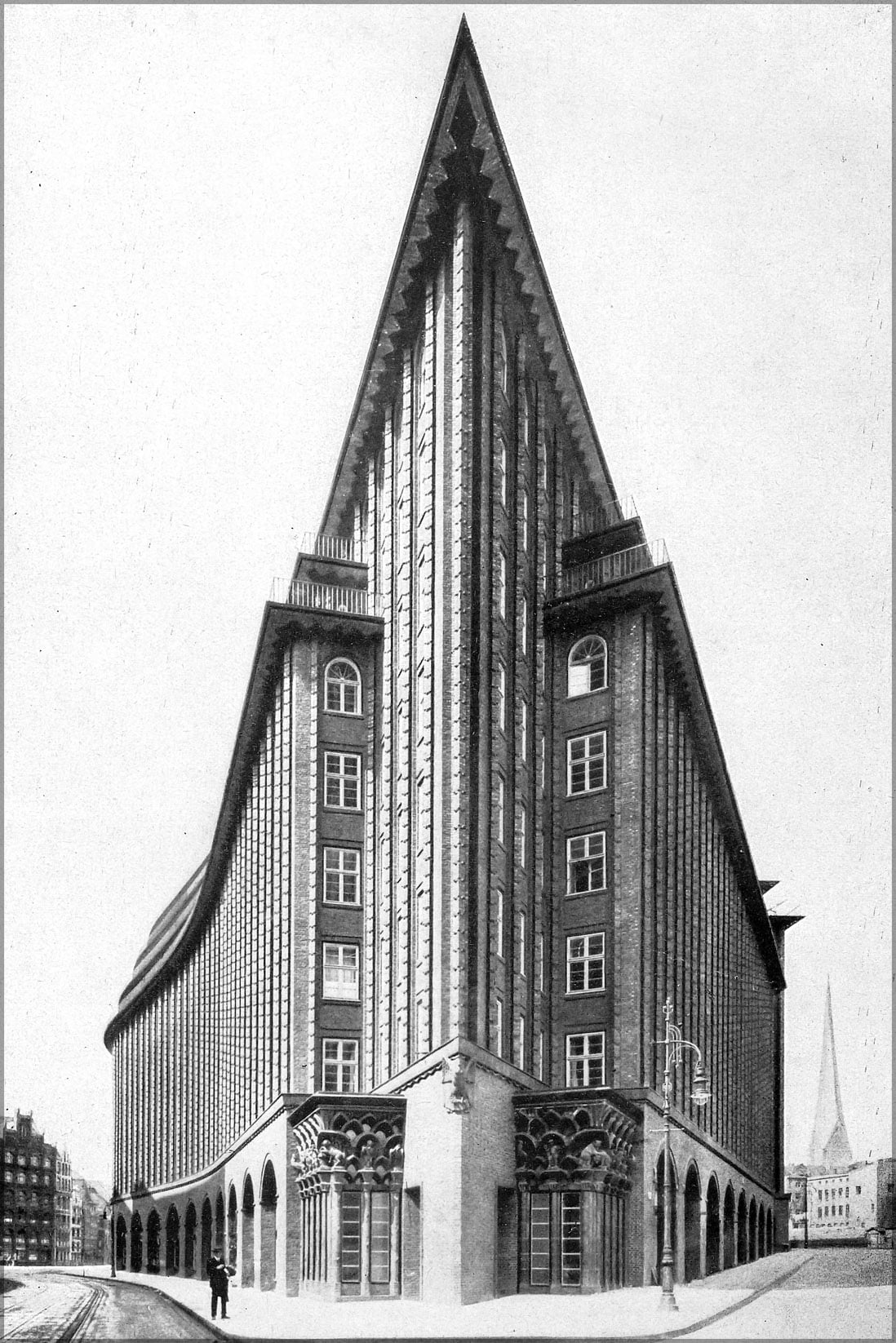 24"x36" Gallery Poster, Chilehaus office building, Hamburg, Germany ...