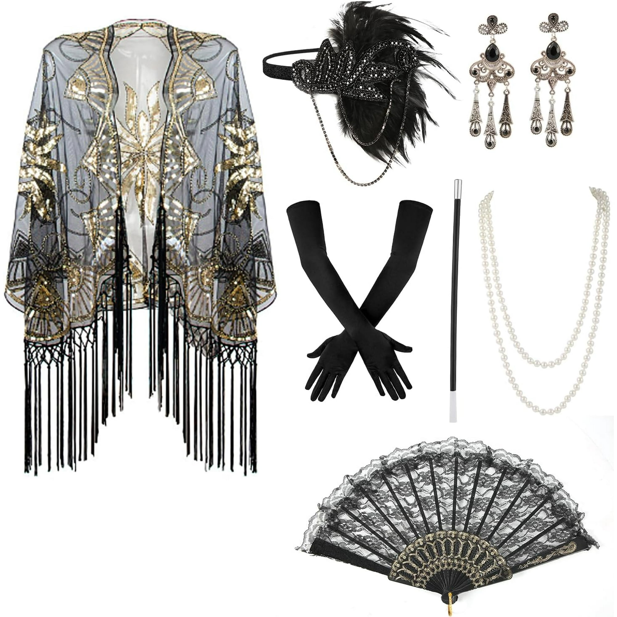 Click here for Ld Seller 1920s Flapper Accessories Set For Women... prices