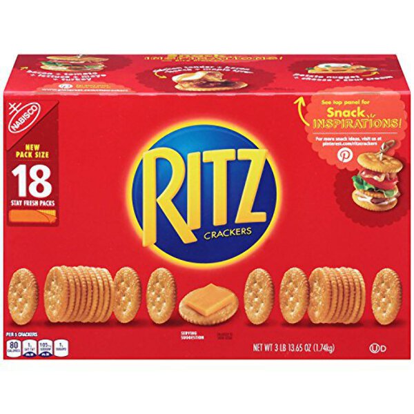 Product of Nabisco Ritz Crackers, 61.6 oz. (18 pk.) - Crackers [Bulk ...