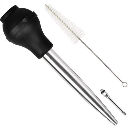 HEIBIN 304 Stainless Steel and Rubber Sauce Basins, Kitchen Pipette ...