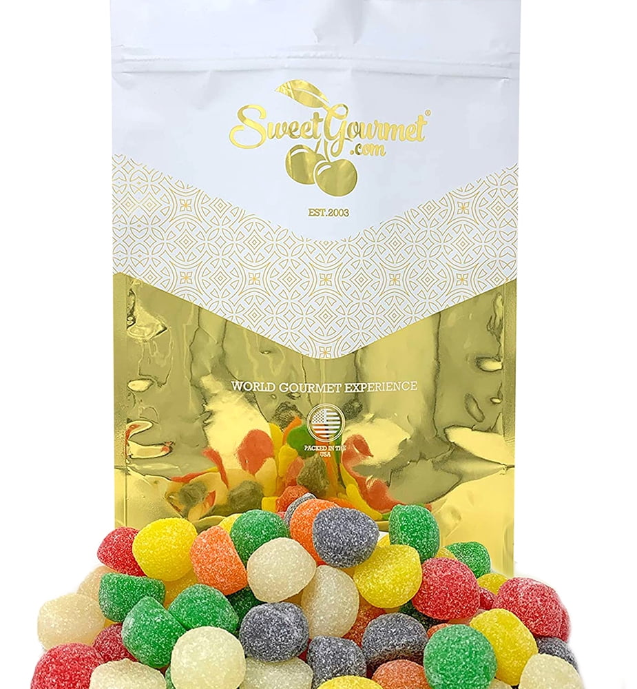 SweetGourmet Jelly Assorted Giant Gum Drops Bulk Candy | 5 Pounds ...