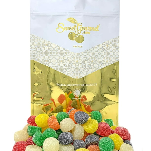 SweetGourmet Jelly Assorted Giant Gum Drops Bulk Candy | 5 Pounds ...