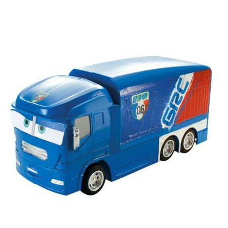 Disney Pixar Andre cars Raouls Stunt Racers Transforming Transporter ...