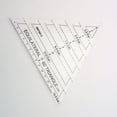 HERFIER Patchwork Ruler 60 Degree Triangle Quilting Ruler Patchwork ...