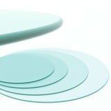 Round Glass Table Tops in Various Sizes - Tempered Glass, Flat/Round ...
