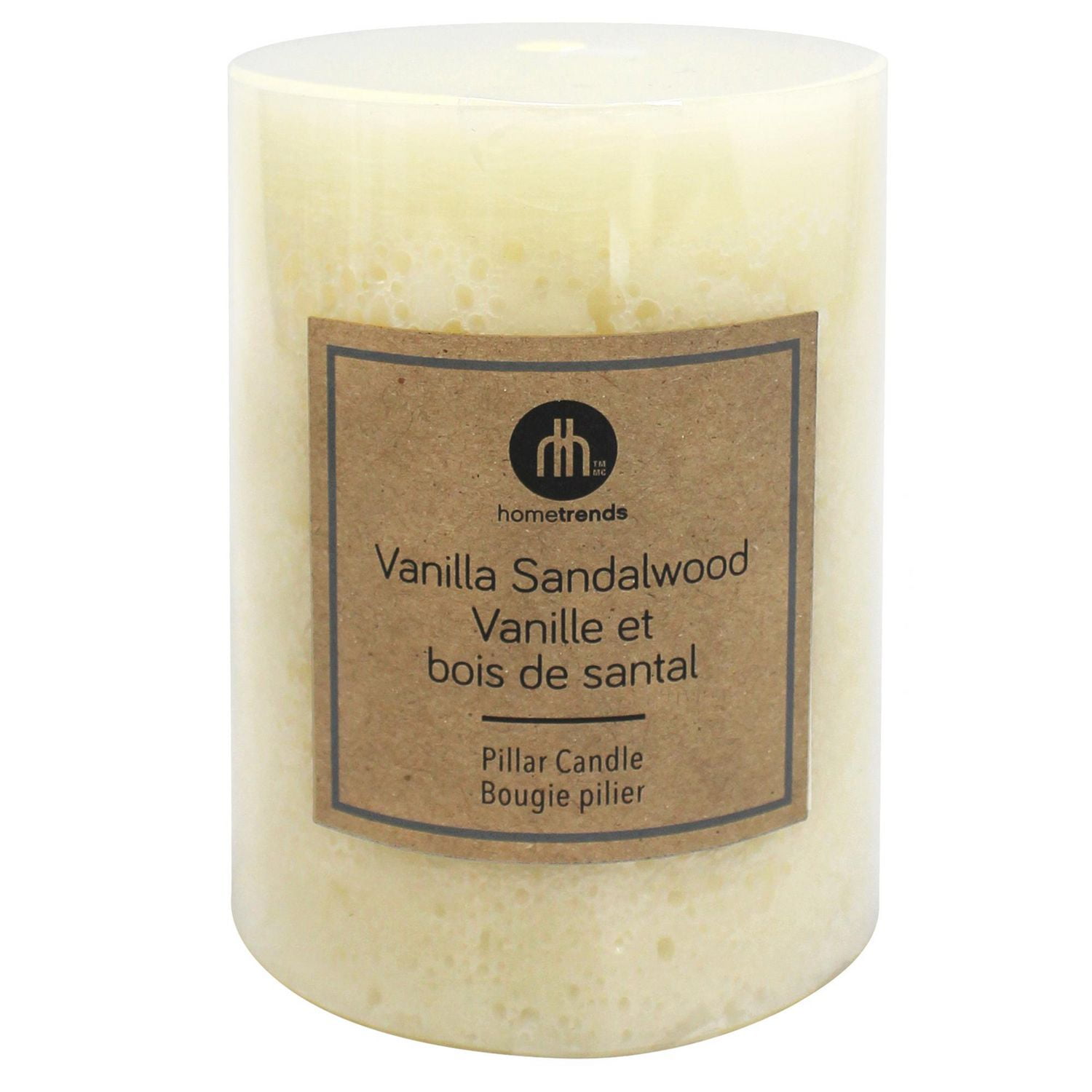 Click here for Hometrends 4 Vanilla Sandalwood Scented Pillar Can... prices
