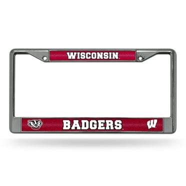 Wisconsin Badgers #1 Fan Metal License Plate - Walmart.com