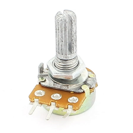 B10K 10K Ohm 3 Terminals Single Linear Rotation Taper Potentiometer ...
