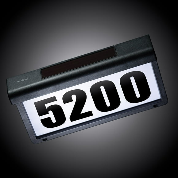 Solar Powered Address Signs