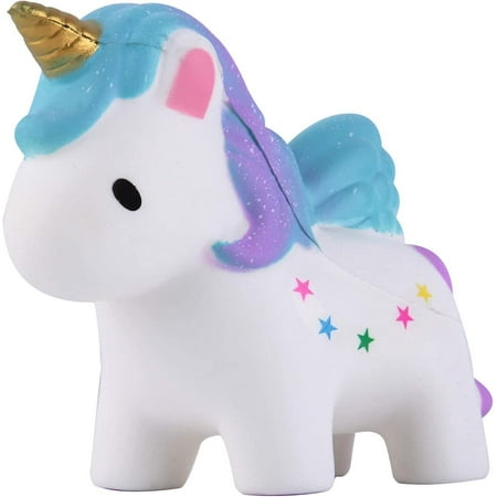 Squishies Unicorn Colored Star Squishy Slow Rising Toys Kawaii Scented ...