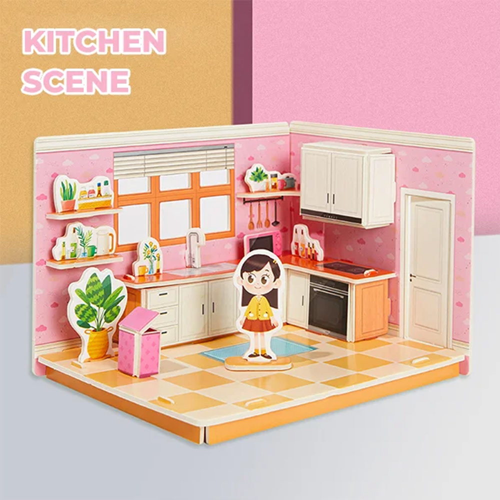 Sank 3D Stereo Room Puzzle,Interactive DIY Puzzle Toys Puzzle Handmade ...