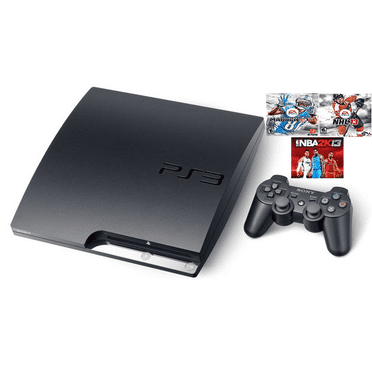 Sony PlayStation 3 Slim 120GB Black Console (CECH-2001A) - Walmart.com